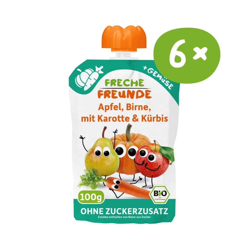 Bio Quetschies für Kinder - Freche Freunde