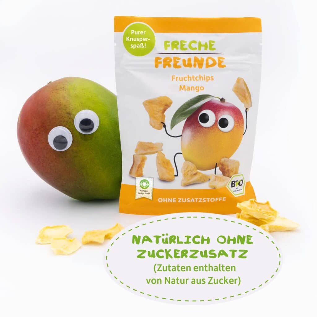 Mango Fruchtchips 100% Mango - Freche Freunde