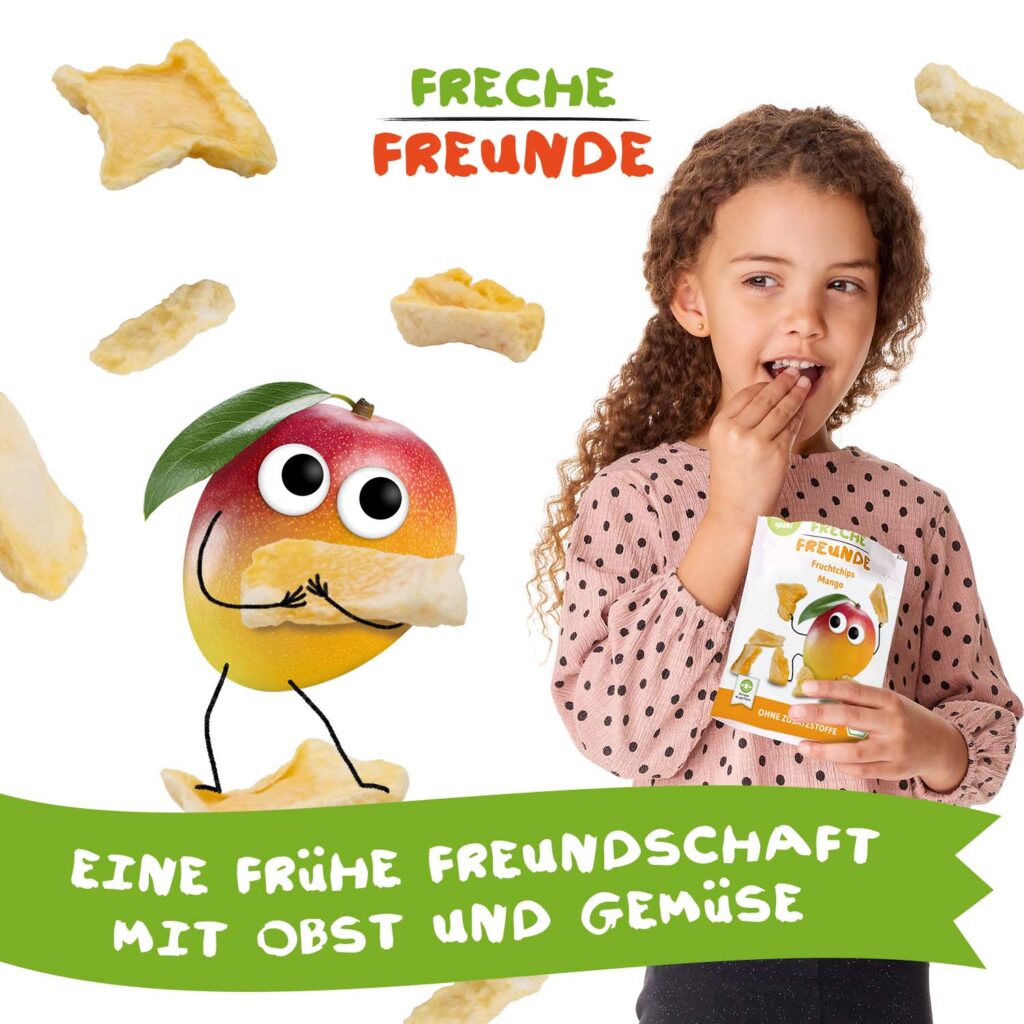 Mango Fruchtchips 100% Mango - Freche Freunde