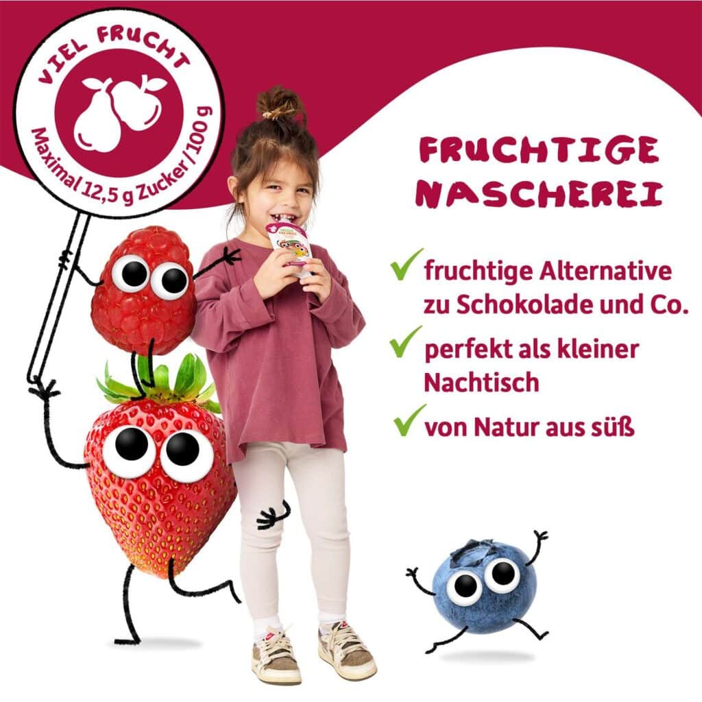 Quetschie Apfel Banane Ananas & Kokosnuss - Freche Freunde