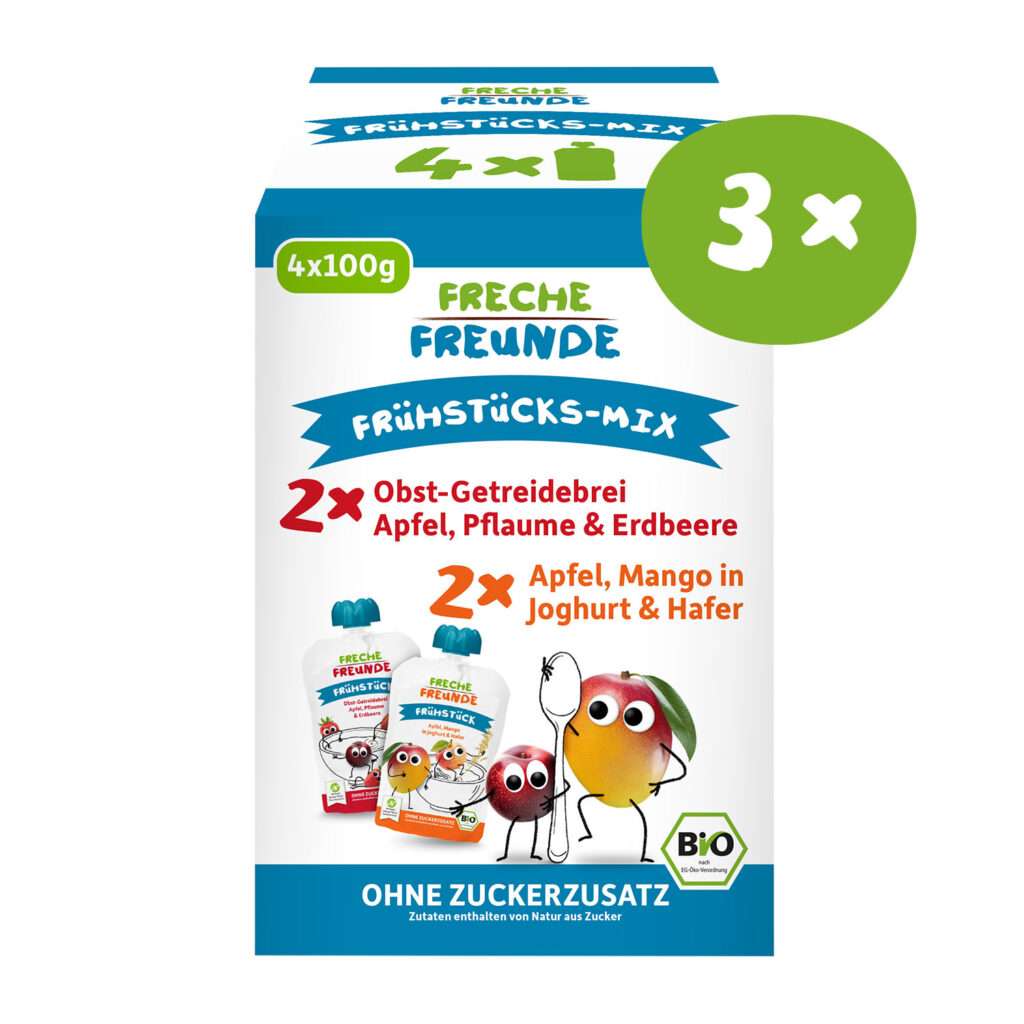 Bio Quetschies für Kinder - Freche Freunde