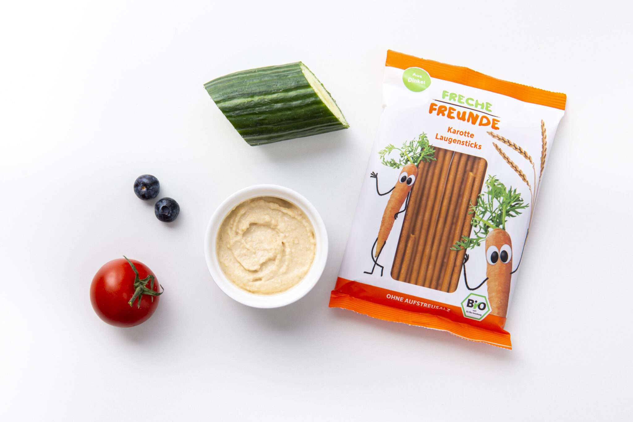 Gemüse Schmetterling für Kinder - Freche Freunde Rezept