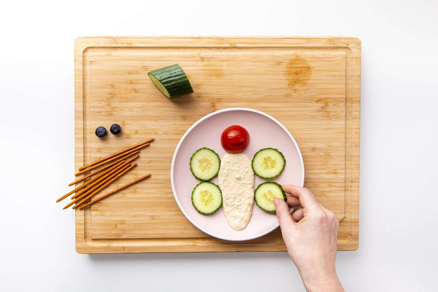 Gemüse Schmetterling für Kinder - Freche Freunde Rezept