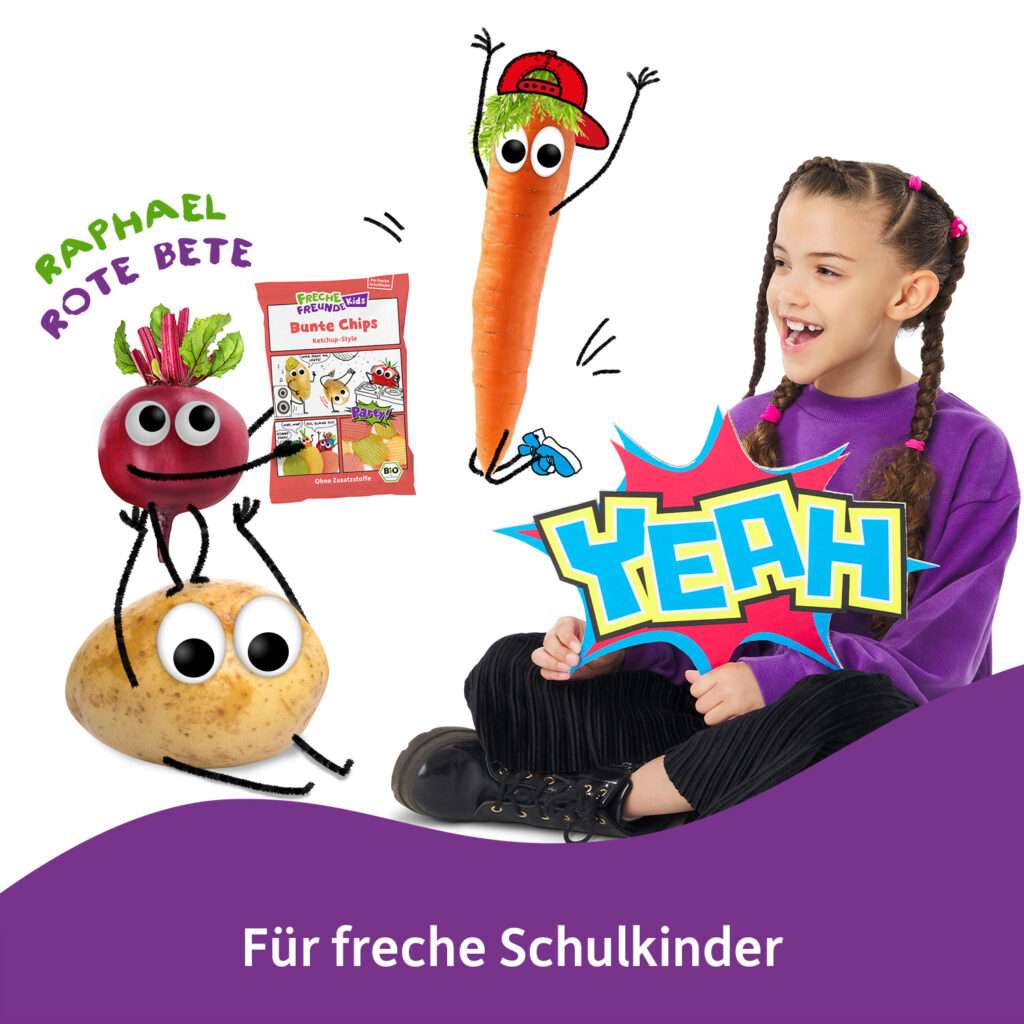 Bunte Chips Ketchup-Style - Freche Freunde